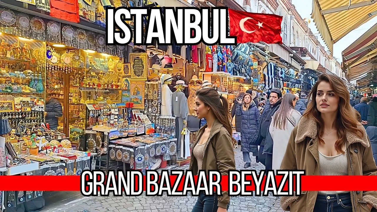 TURKEY 🇹🇷 Istanbul 2025: 4K Walking Tour | Grand Bazaar, Fake Market ...