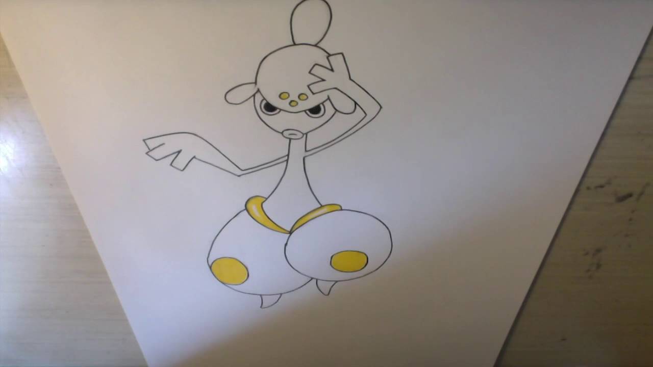 Drawing all the Pokemon: Number 308 Medicham - YouTube