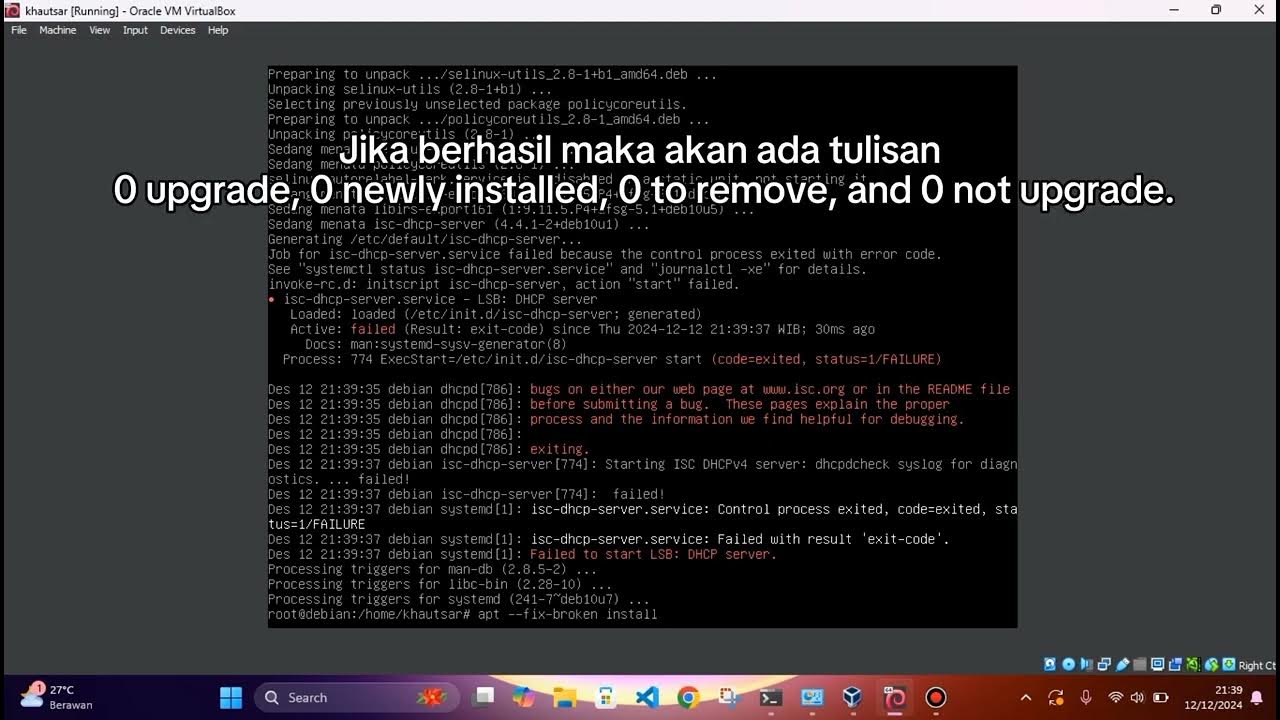 Konfigurasi dhcp debian 10 - YouTube