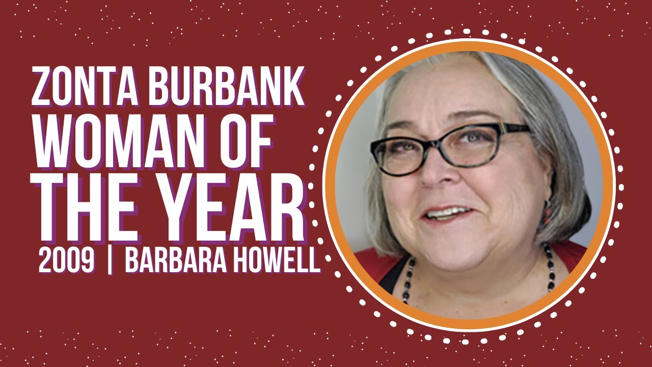 Barbara Howell – Zonta Club of Burbank's 2009 Woman of the Year - YouTube