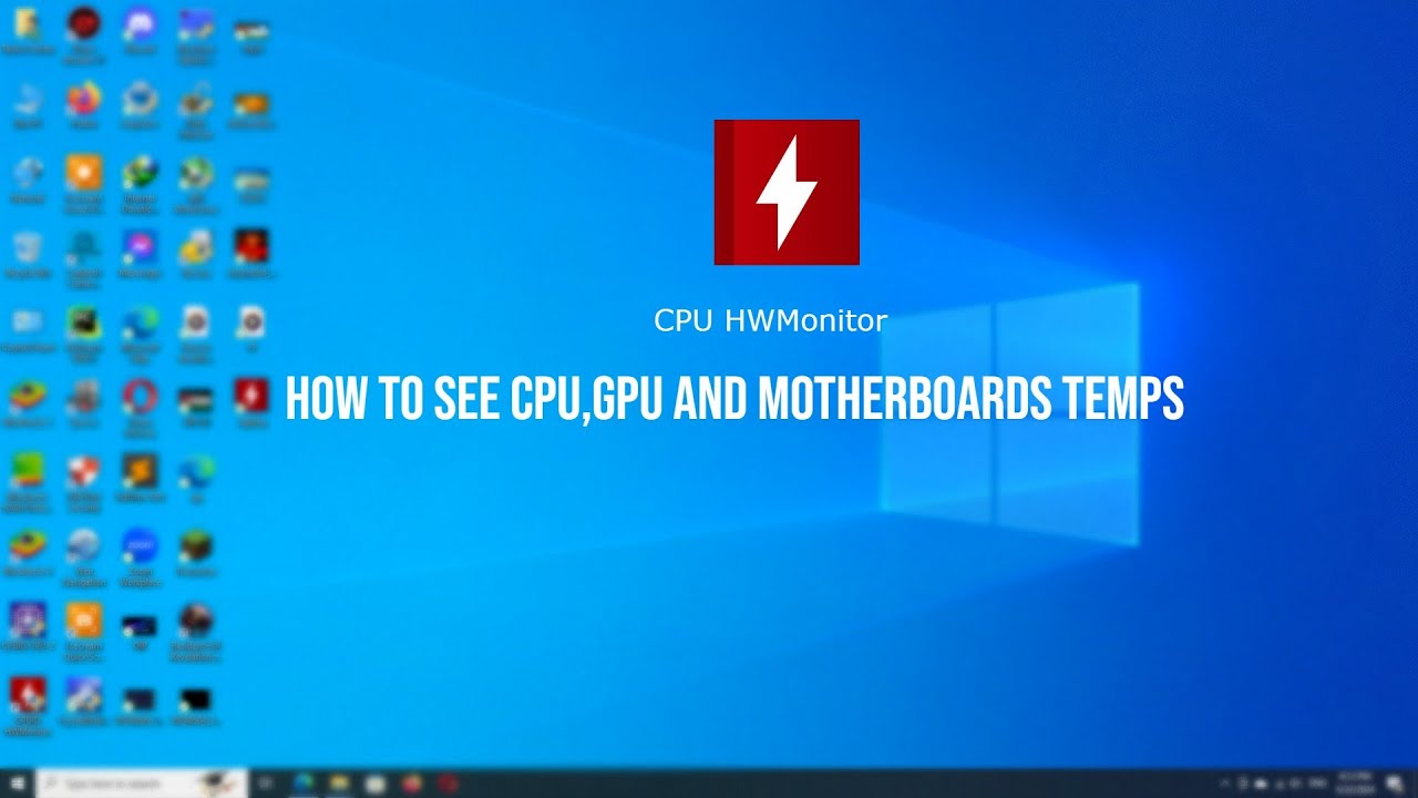 HOW TO SEE YOUR GPU CPU AND Motherboard TEMPS EASY!!!!!!!!!!!. - YouTube