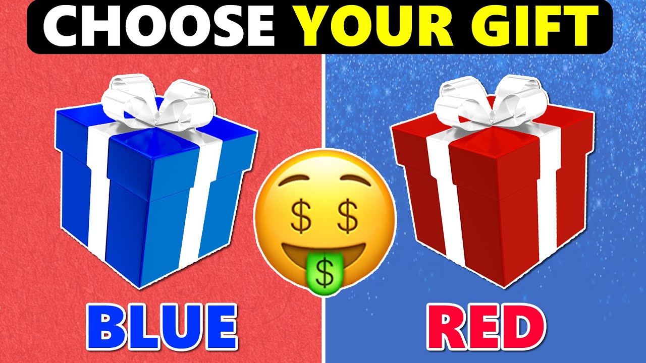 Choose Your Gift 🎁 RED VS BLUE 🔴🔵 (Luxury Edition) - YouTube