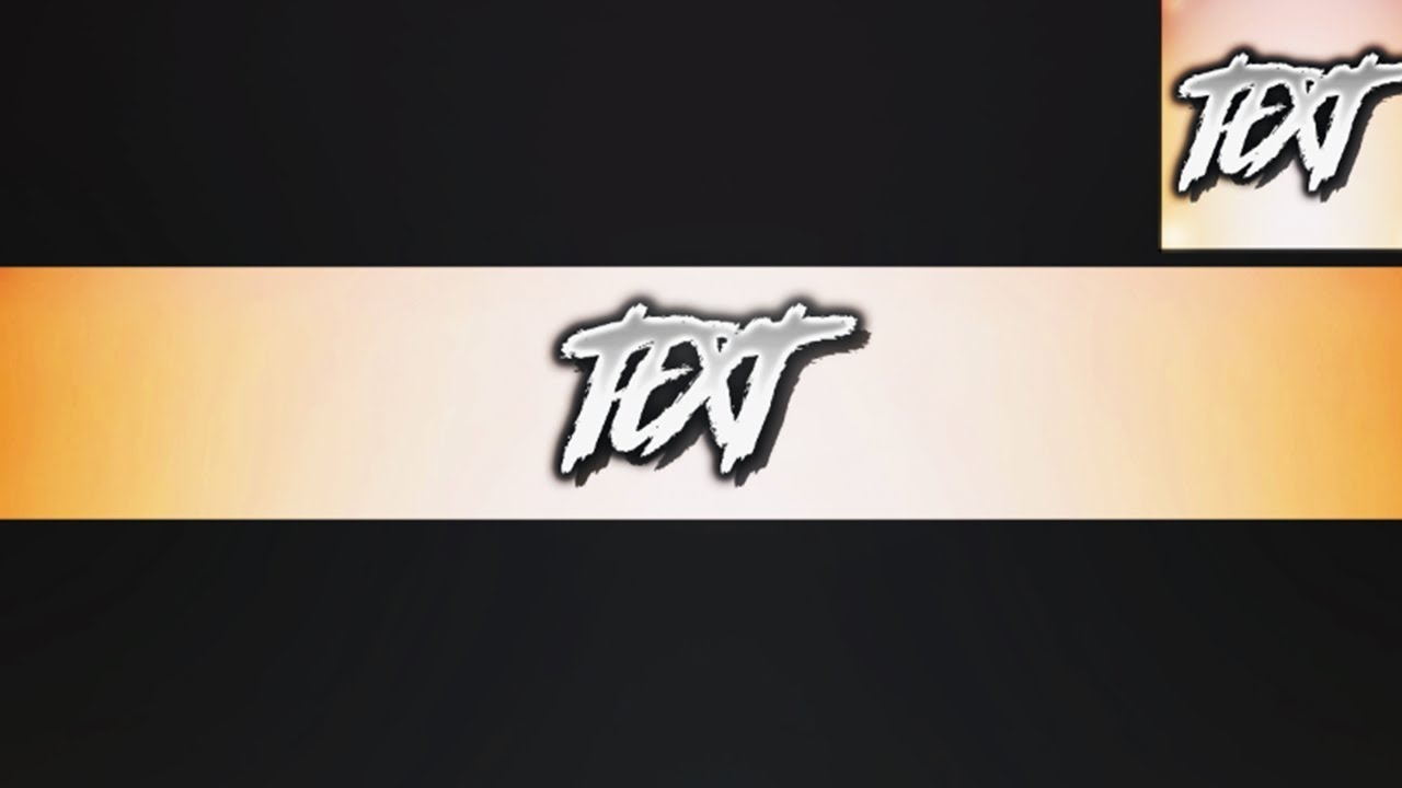 How to make a REALLY GOOD Banner/Profile picture in PHOTOSHOP Cs6 for ...