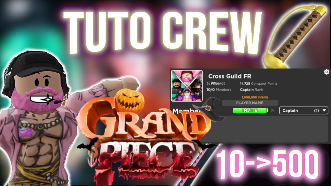 [GPO] TUTO CREW !! Comment Créer Et Améliorer Son Équipage Sur Grand ...