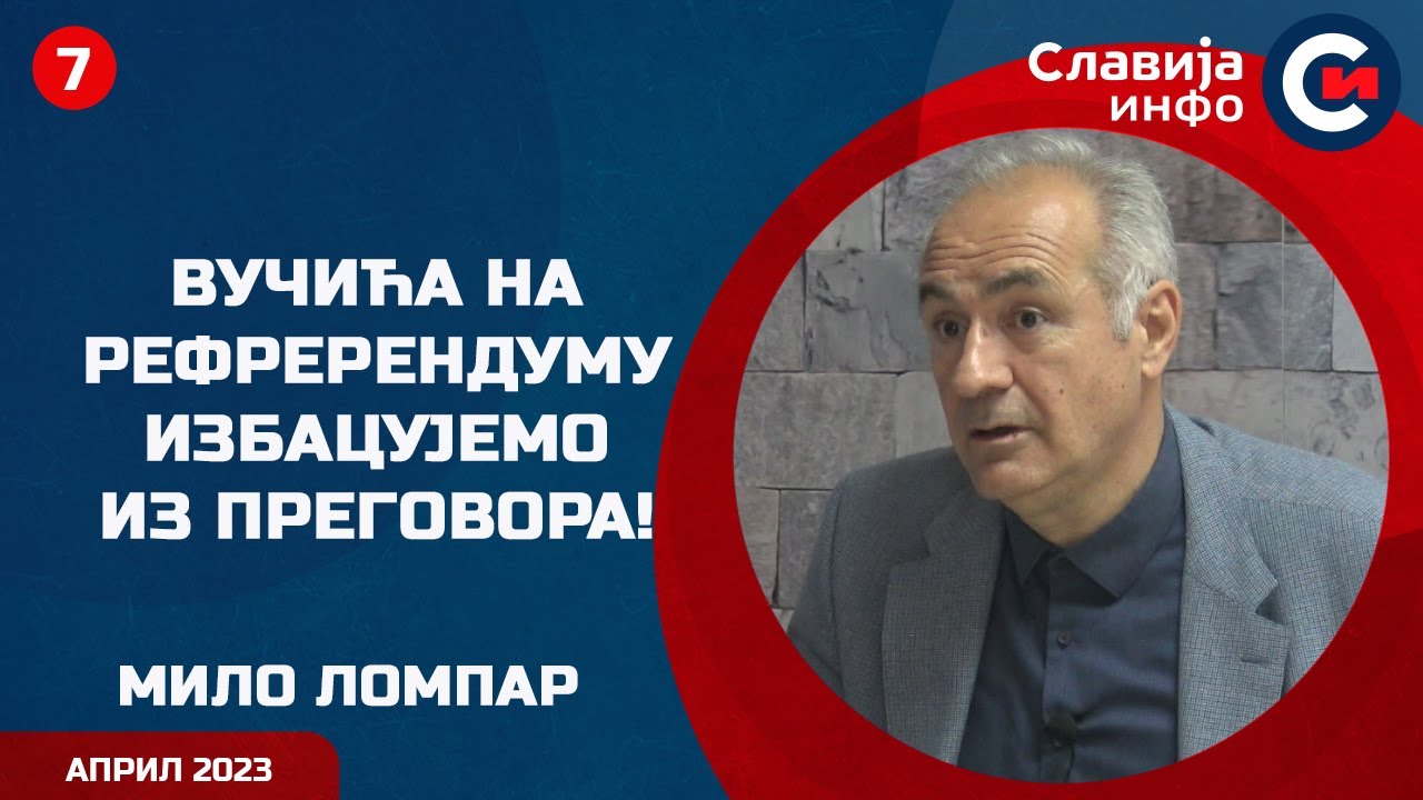 INTERVJU: Milo Lompar - Vučića moramo skloniti iz pregovora da bi ...