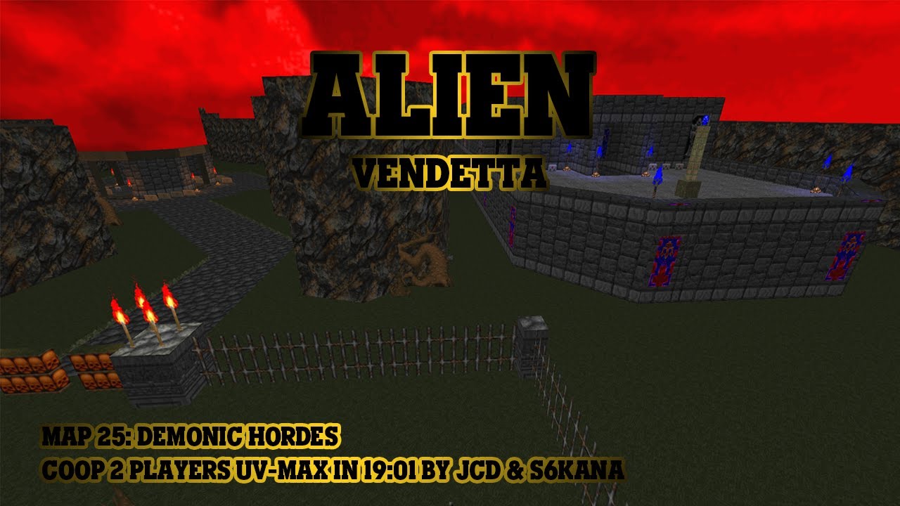 Alien Vendetta Map 25 Coop 2P Uv-Max in 19:01 by JCD & [S6kana] - YouTube