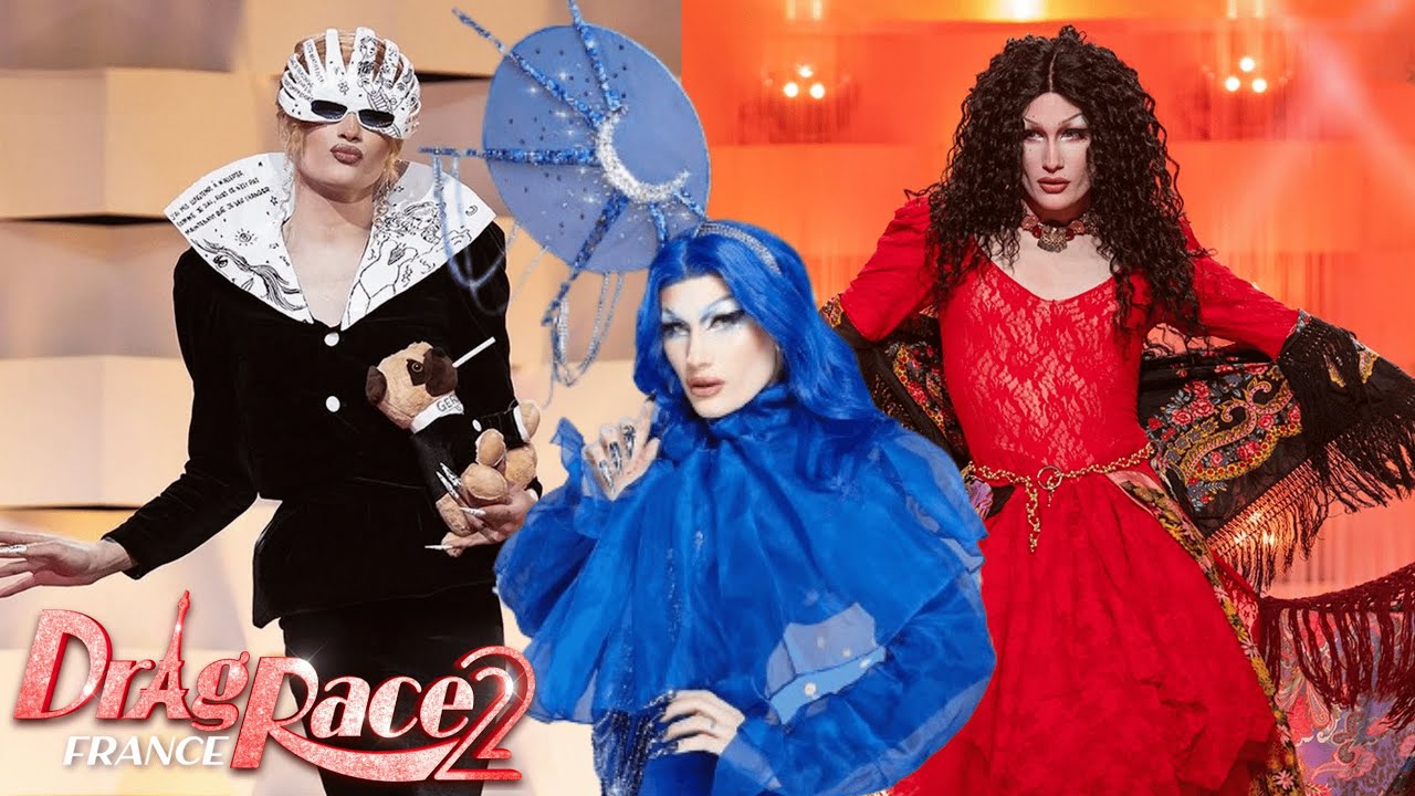 All Of Moon Runway Looks From Drag Race France Season 2 - YouTube