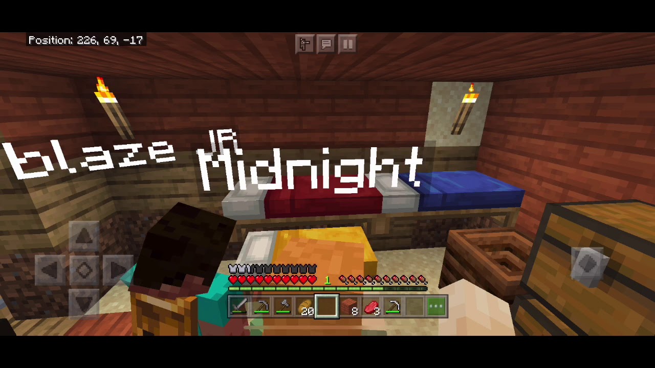 Minecraft gathering wood to build house - YouTube