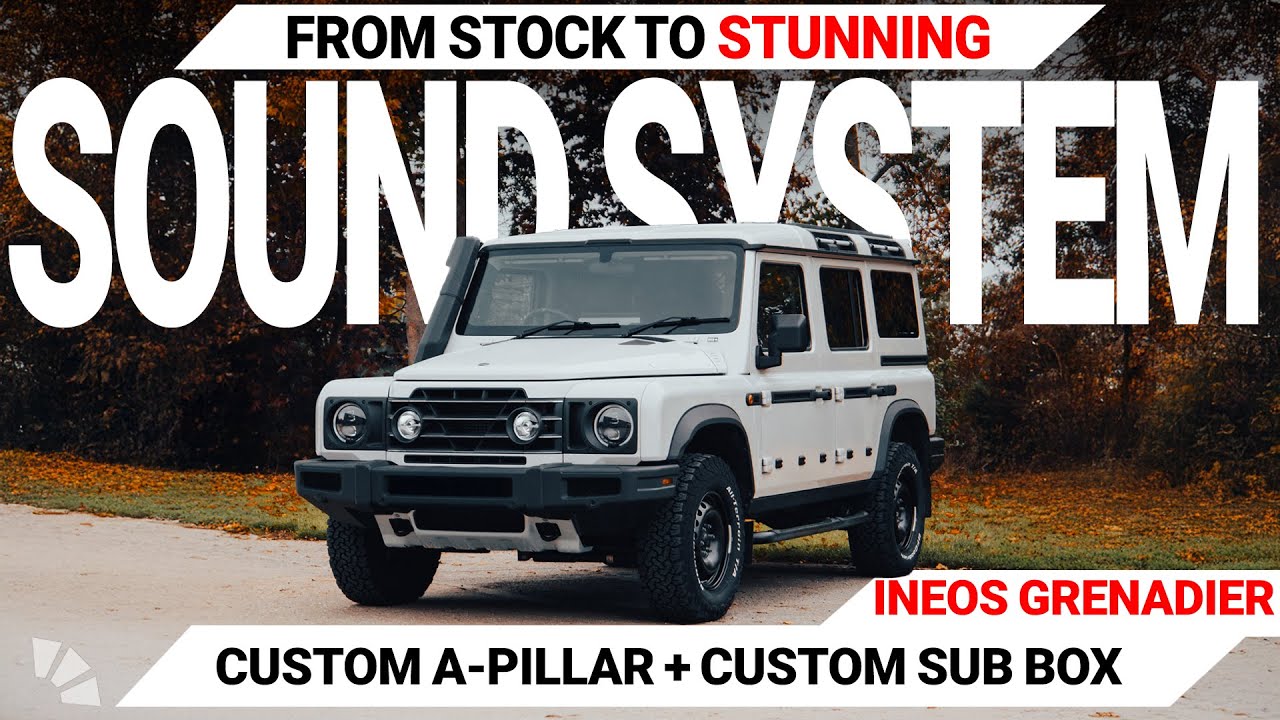 INEOS Grenadier Sound System Upgrade | Custom A-Pillar Build, 3D Scan ...