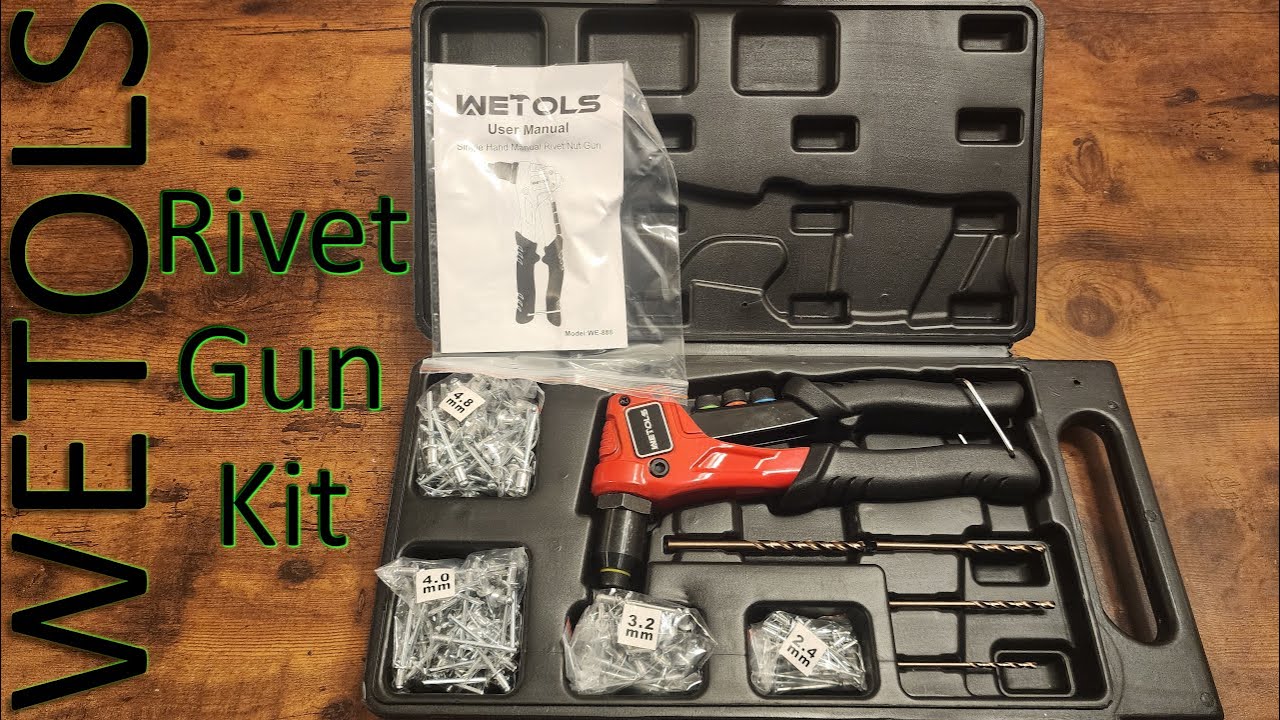 WETOLS Rivet Gun Kit - YouTube