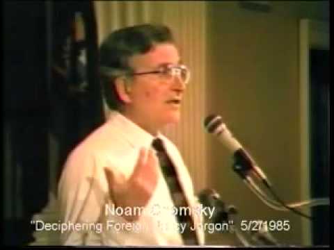 Bernie Sanders + Noam Chomsky on Foreign Policy (5/20/1985) - YouTube