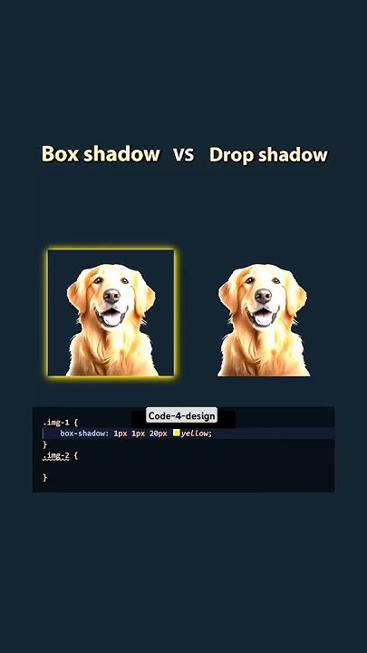 Box vs Drop shadow in css. #csstricks #developer #css - YouTube