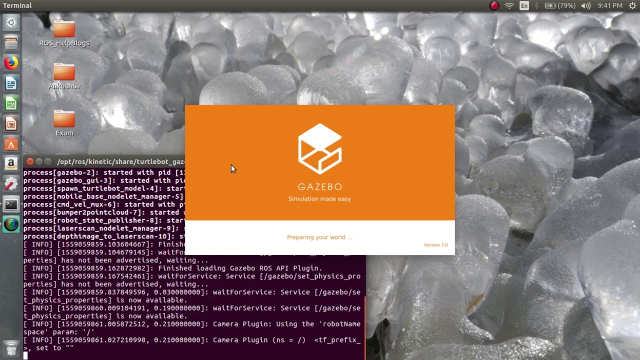 TurtleBot ROS Navigation using SLAM - YouTube