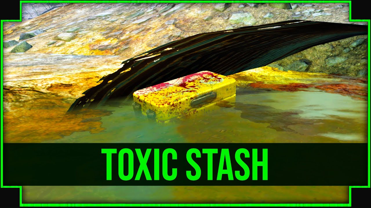 Toxic Stash in Fallout 4 - A Radioactive Pool With Treasure! - YouTube