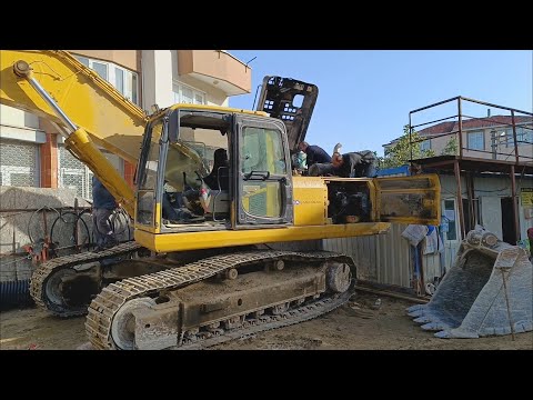 KOMATSU PC300-8 MOTOR SÖKME VE DAĞITMA