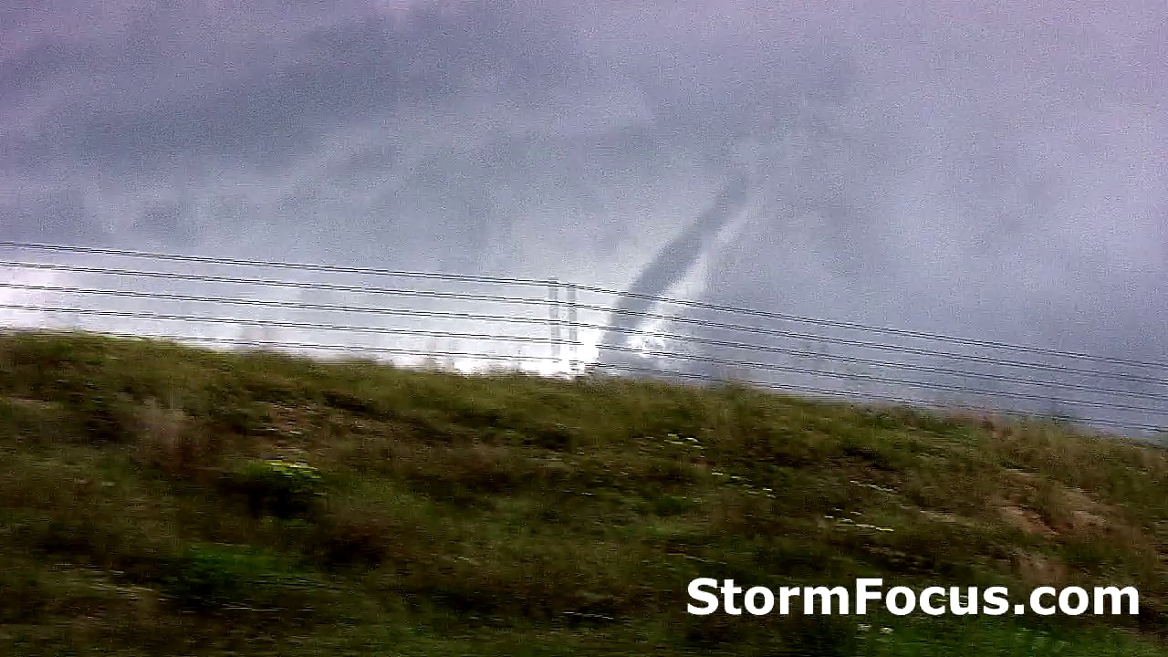 Filming an Elephant trunk tornado while driving deep in the heart of ...