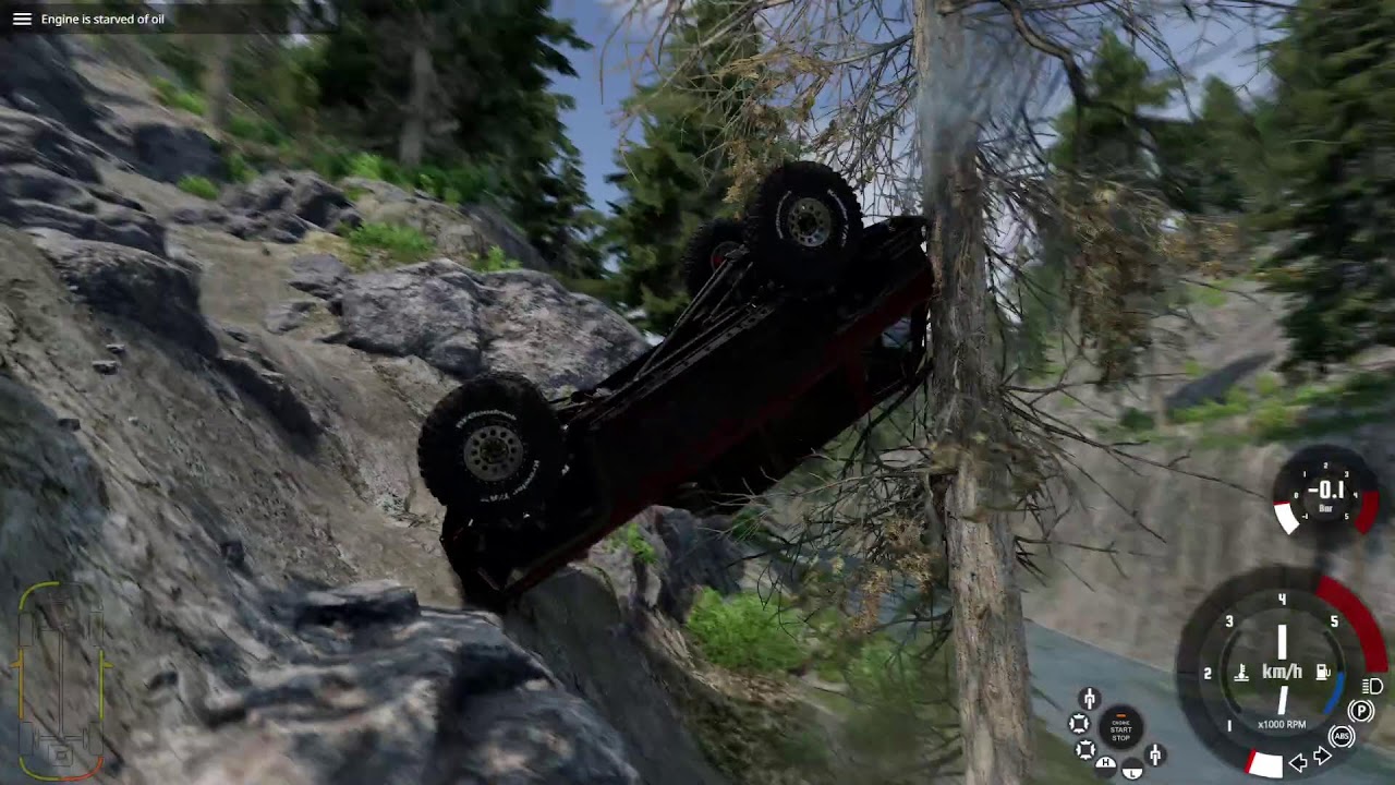 Test new offroad rock crawling maps with different cars... BeamNG.DRIVE ...