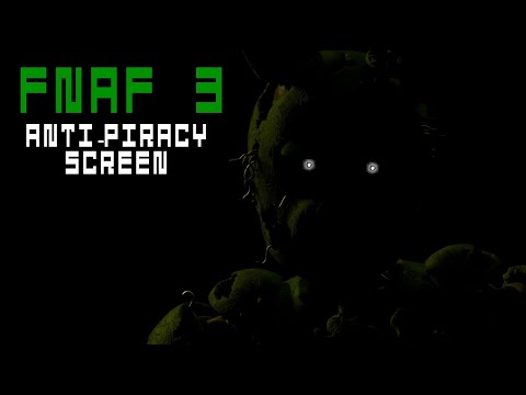 [Fnaf Sfm] FNaF 3 Anti-Piracy Screen - YouTube