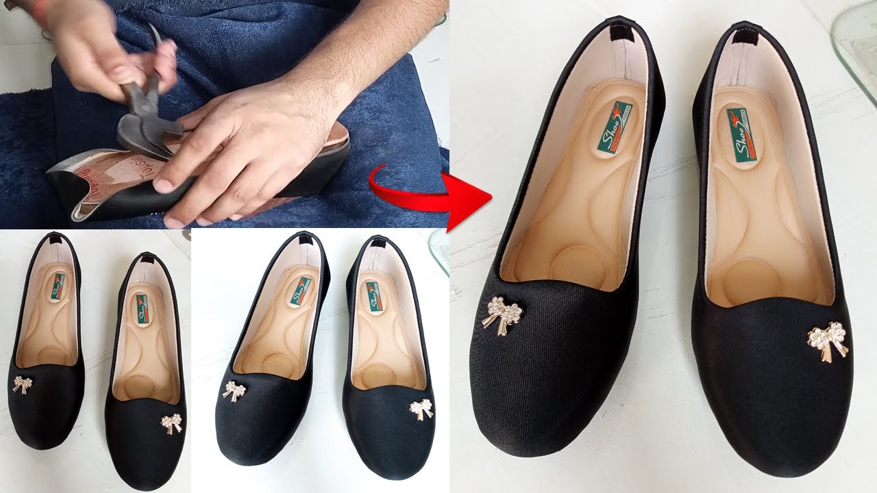 How to Make Handmade Ballet Shoe with Simple Tools | Easy Ballet Shoe Making Tutorial - YouTube