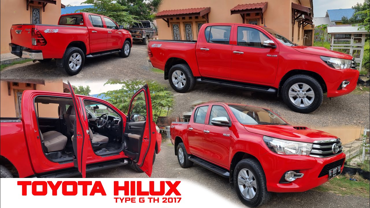 Si Merah [ Toyota Hilux Type G Th 2017 ] - YouTube