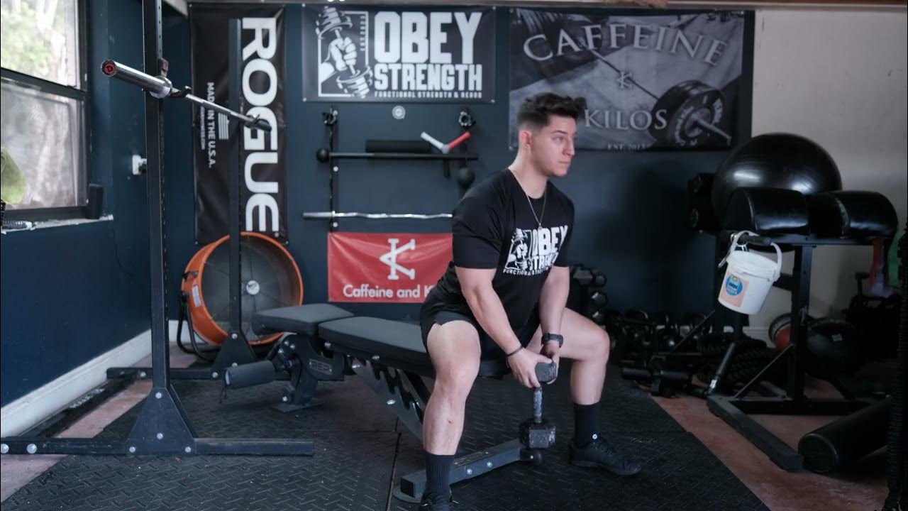 Weighted Seated Hip Hinge Os Youtube