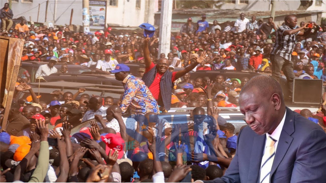 SEE HOW HUSLERS AND AZIMIO SUPPOTERS WERE CHEARING WAITING FOR RAILA ...