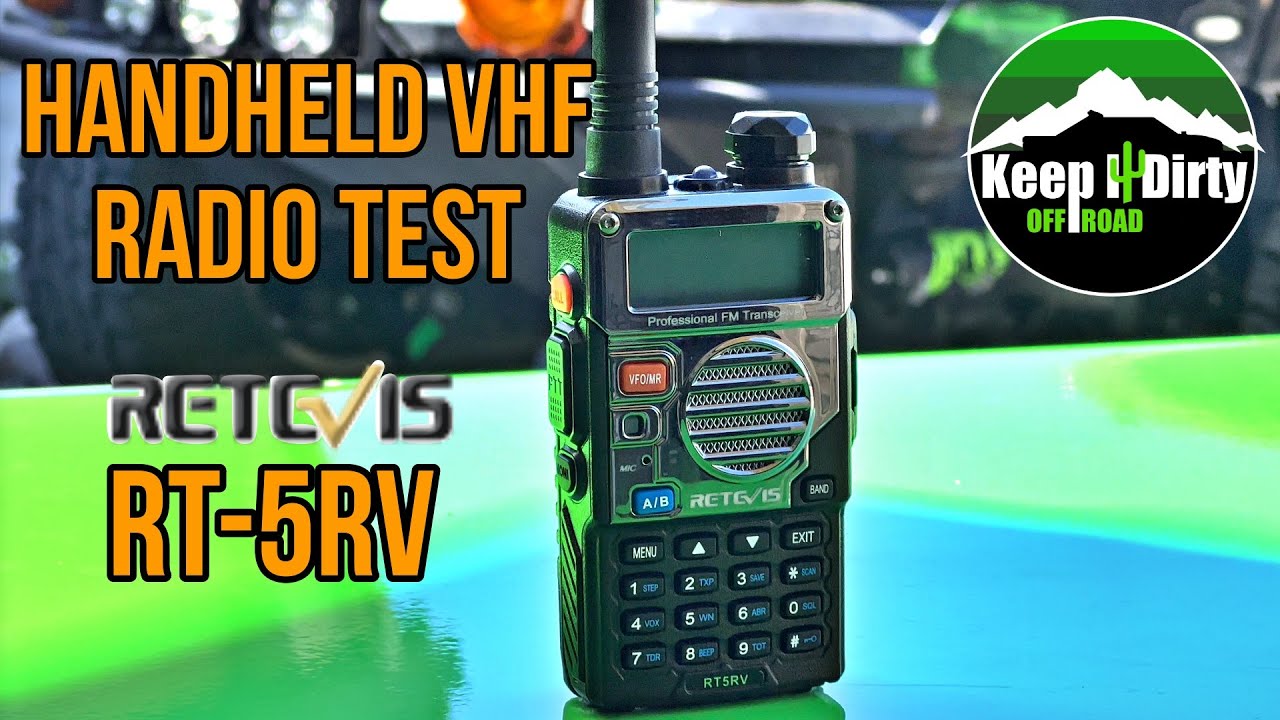 RetcVis Handheld 5 watt VHF radio test - YouTube