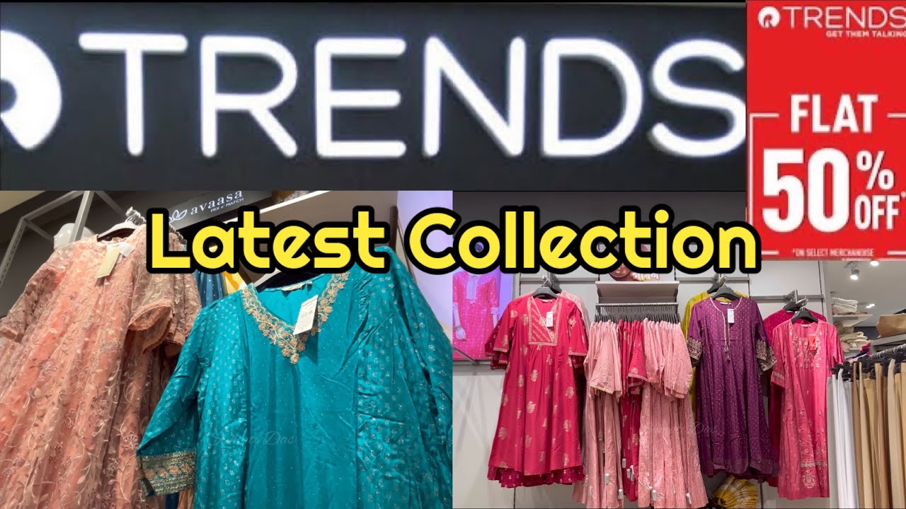 Reliance Trends New Collection 2023 | Trends Festival Kurti Collection ...