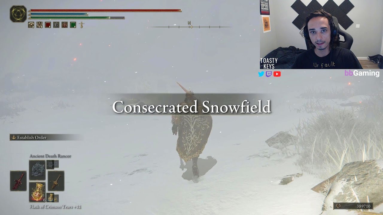 How to Get to Snow Area (Consecrated Snowfield): Elden Ring - YouTube