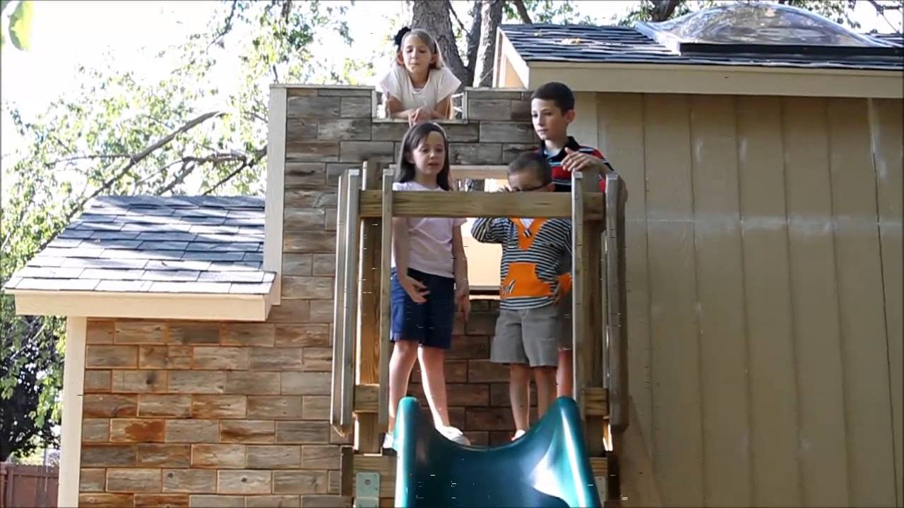 Our Backyard Castle - YouTube