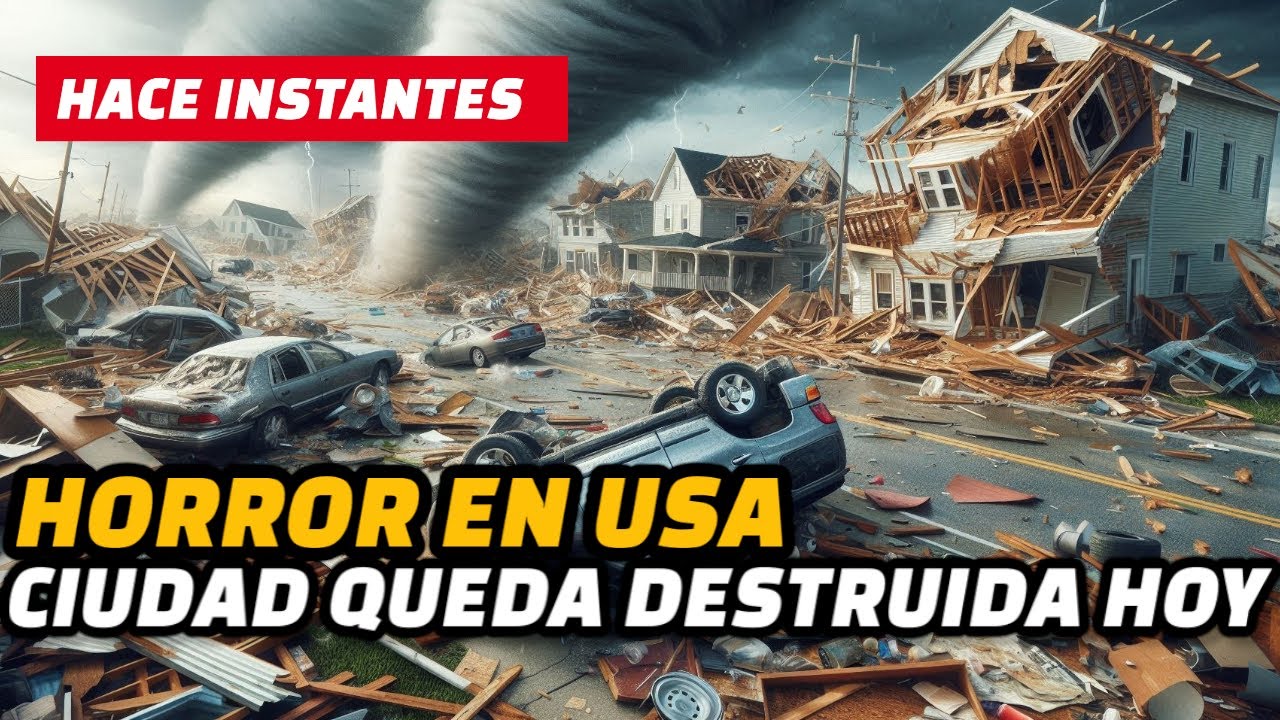 Horror en USA: Lo Que Llegó Dejó un Gran Rastro Destructivo Hoy - YouTube