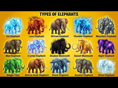 Unbelievable Elephant Types You Didn’t Know Exist!