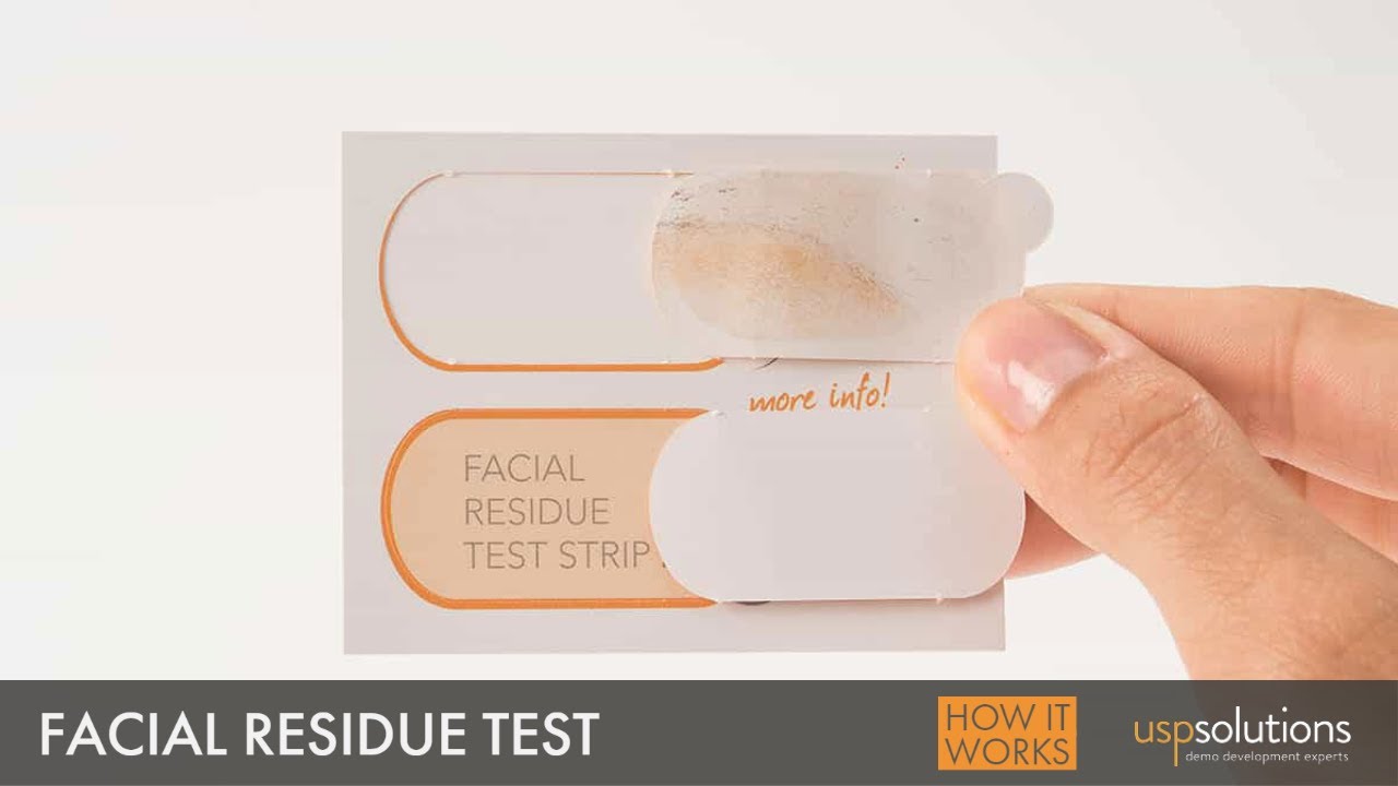 Facial Residue Test - How it Works - YouTube
