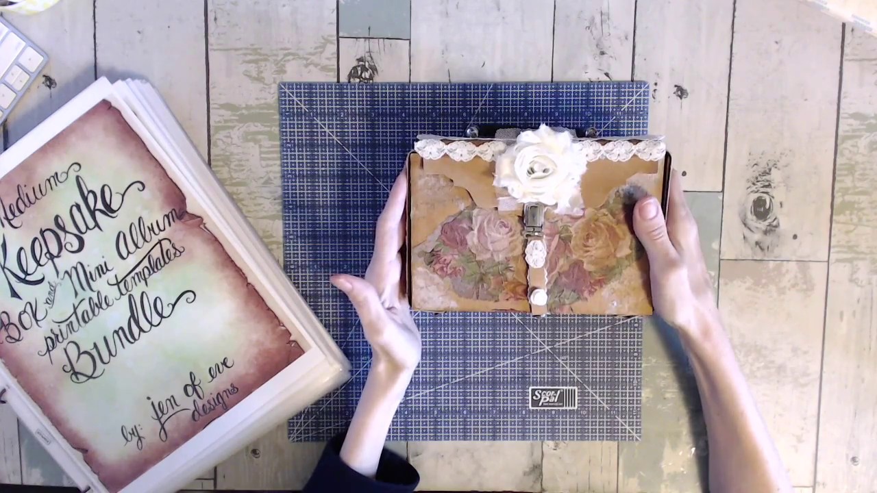 DT Project Jen Of Eve Purse Box Mini Album - YouTube