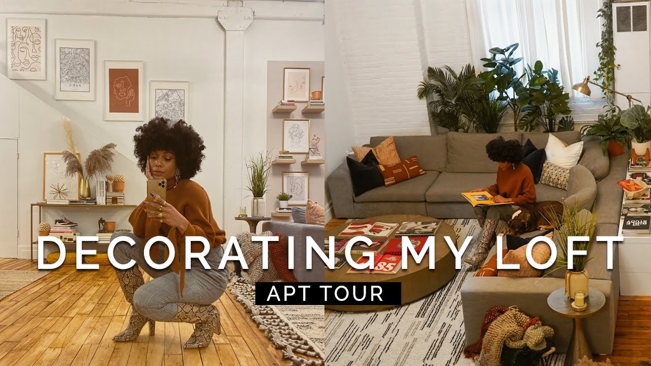 VLOG Decorating My Loft & Apartment Tour! #LoftLivin - YouTube