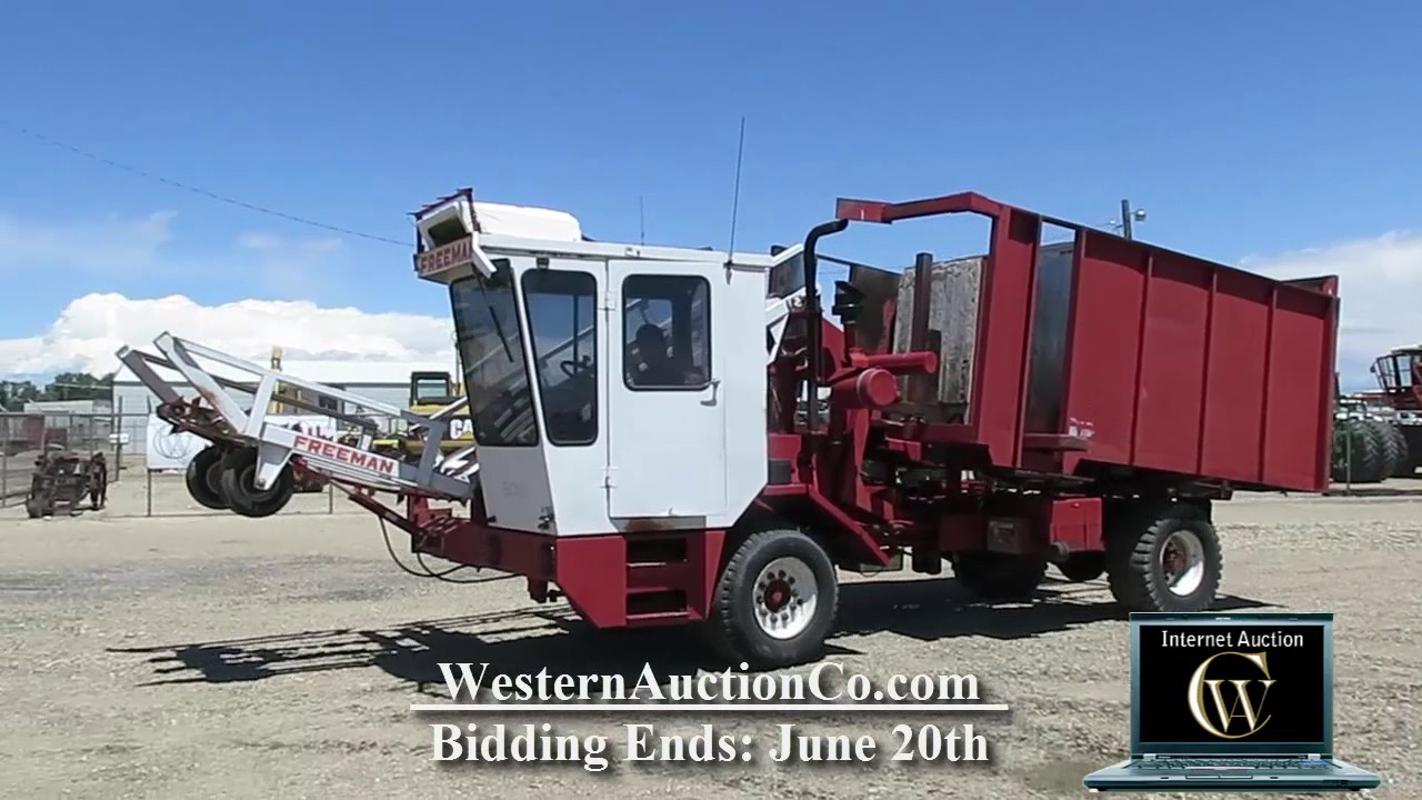 Freeman 500 Self Propelled Stackwagon Sells June 20th For Sale At ...