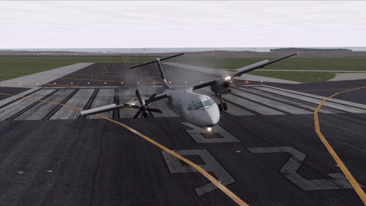 Dash 8 Landing Gear Emergency Landing Challenge - YouTube