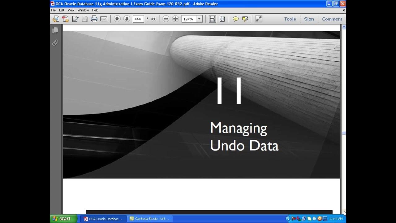 Oracle 11g DBA Bangla Tutorial | Ch11_1 - Managing Undo Data | Database Management System ...