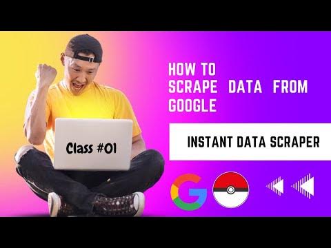 How to Scrape data from Google by instant data scraper Class#01 - YouTube