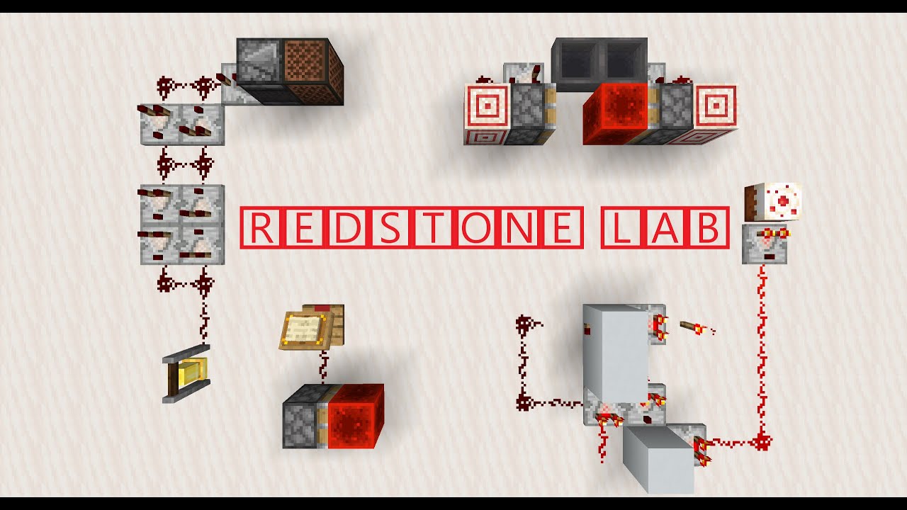 Redstone Lab. Signale Hoch und Runter - YouTube
