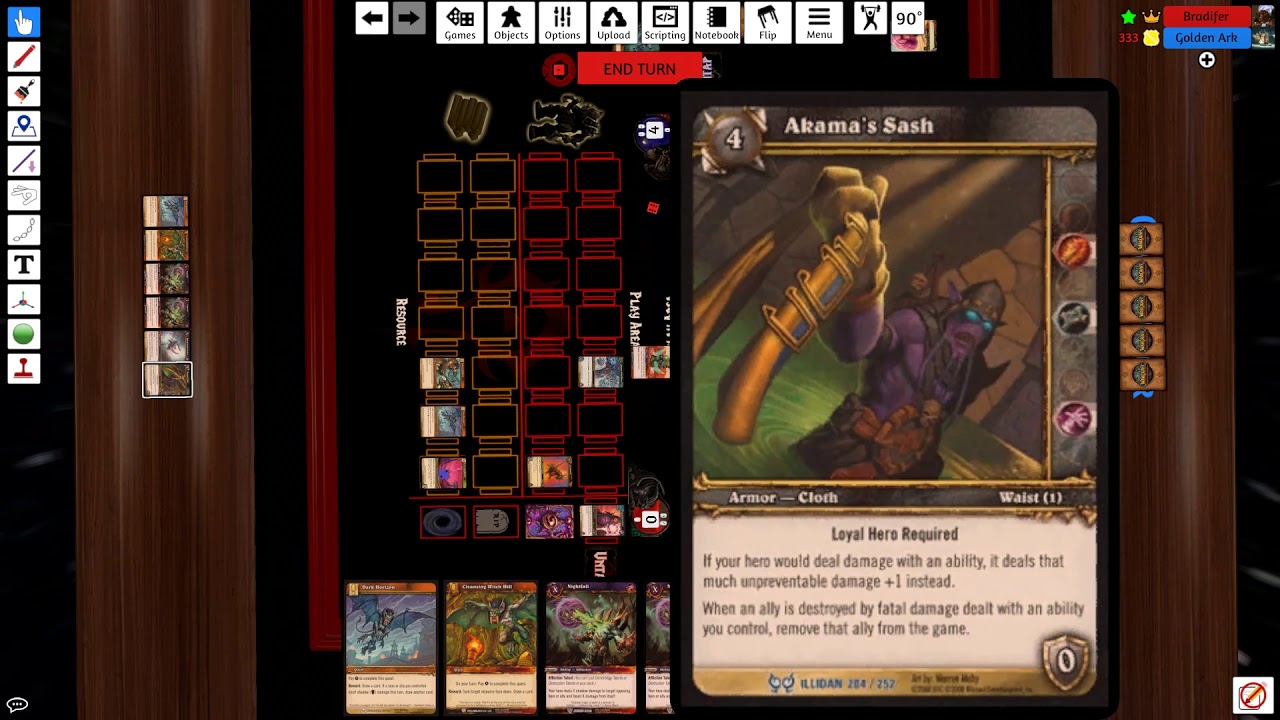Affliction Lock Blue vs. Disease DK - WoW TCG Classic - YouTube