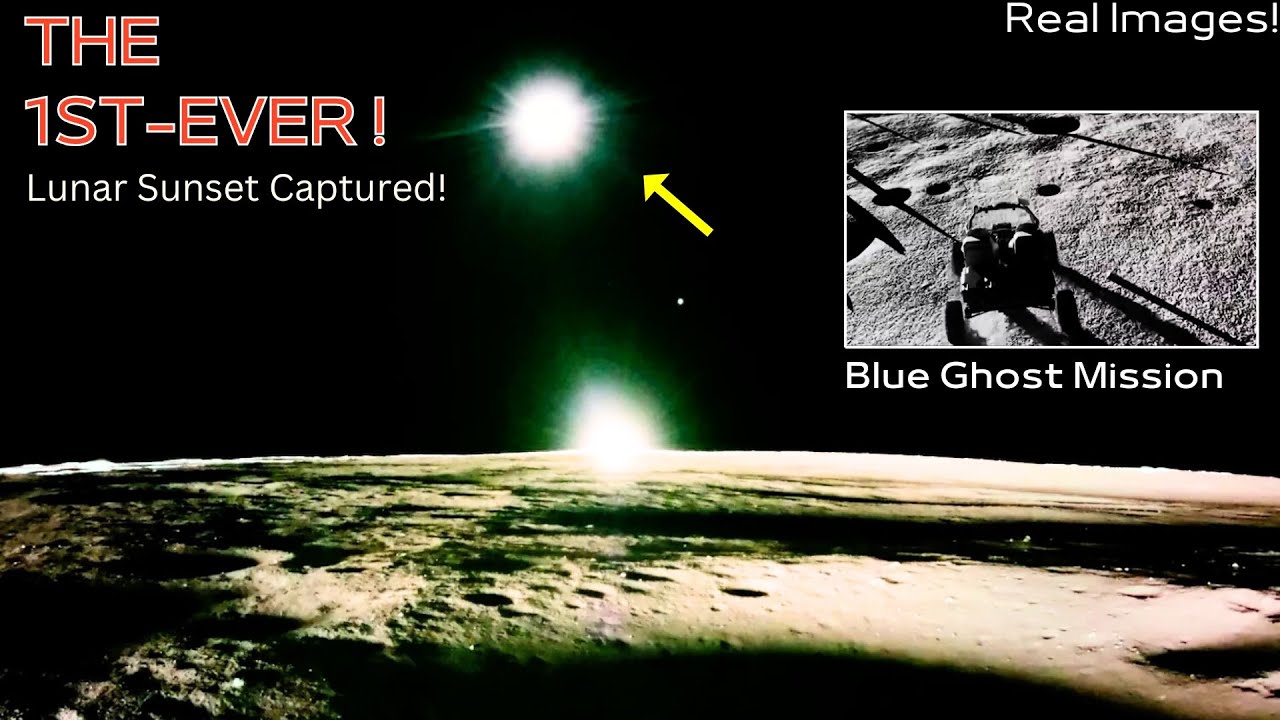 NASA Capturing First-Ever HD Lunar Sunset Captured! - YouTube