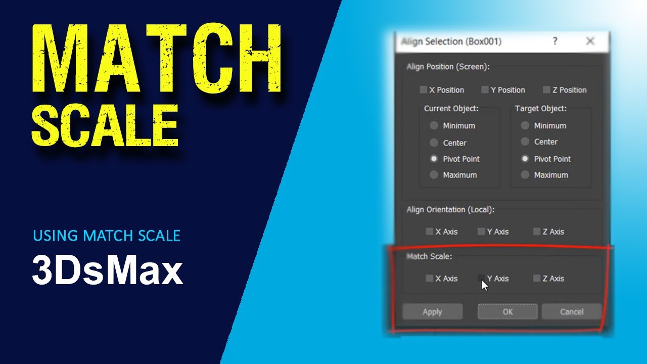 MATCH SCALE in 3Dsmax | @Quick3D - YouTube