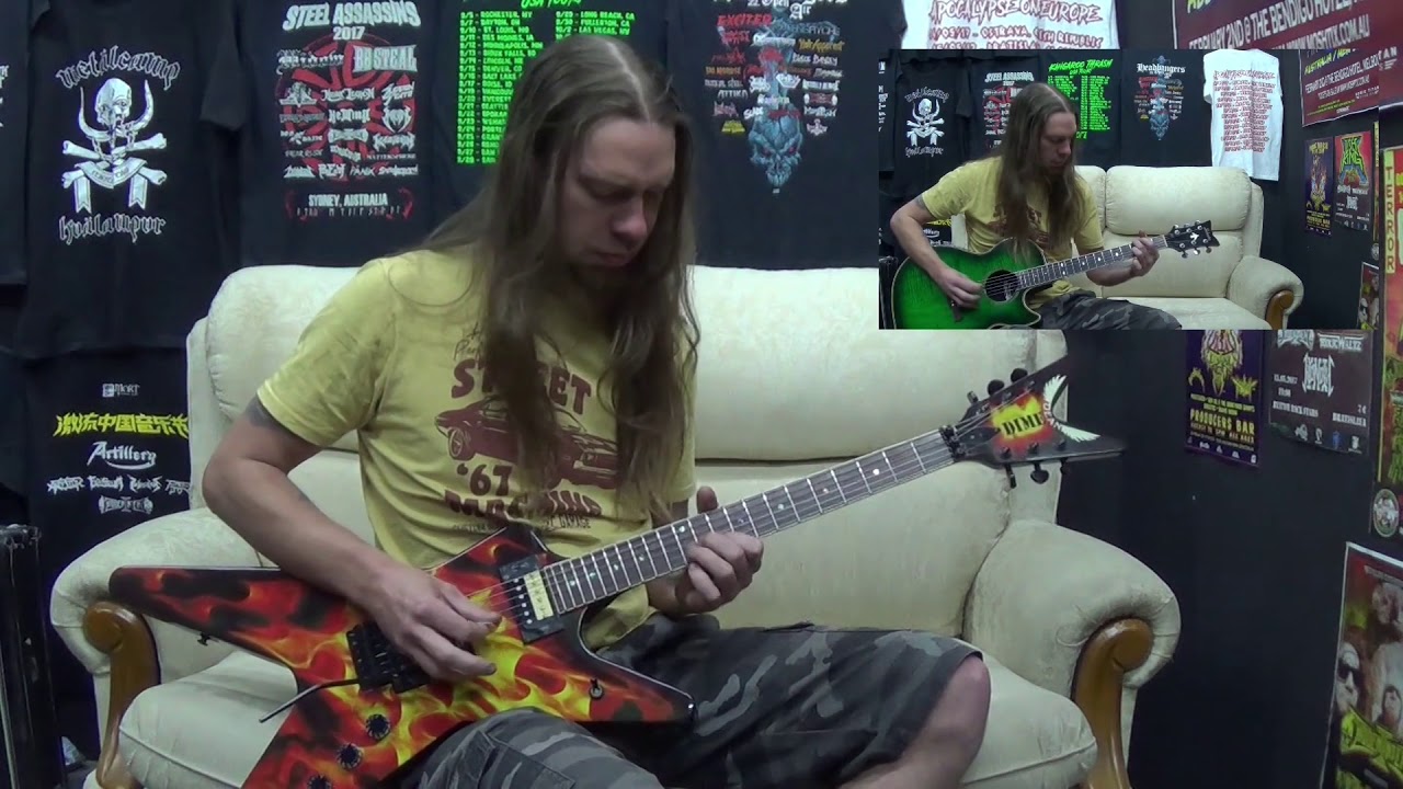 Pantera 10's Guitar solo cover - YouTube