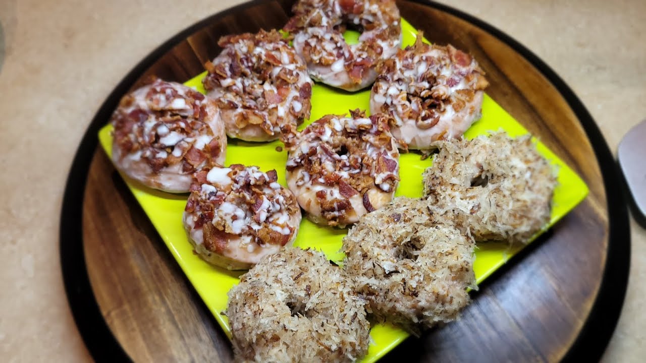 Watch me make some Delicious Homemade Donuts in less than 10 mins ...