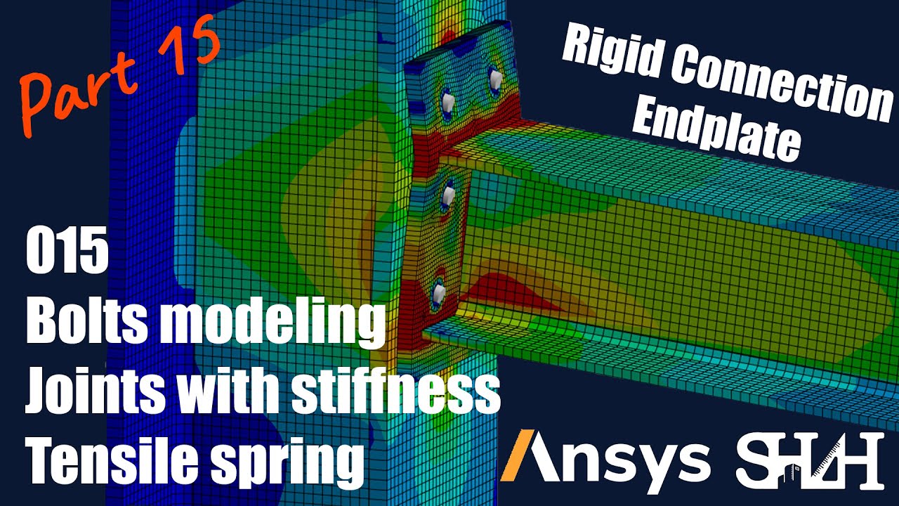 Rigid Connection, Shear As Joint Stiffness, Tensile Spring in ...