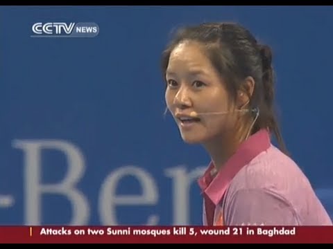 Li Na plays Djokovic in charity match - YouTube