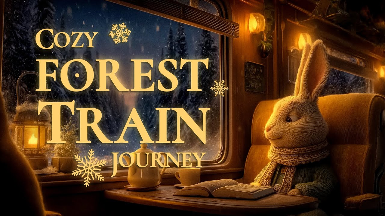 Cozy Winter Forest Train Ride – Relaxing Ambience for Study & Sleep ...