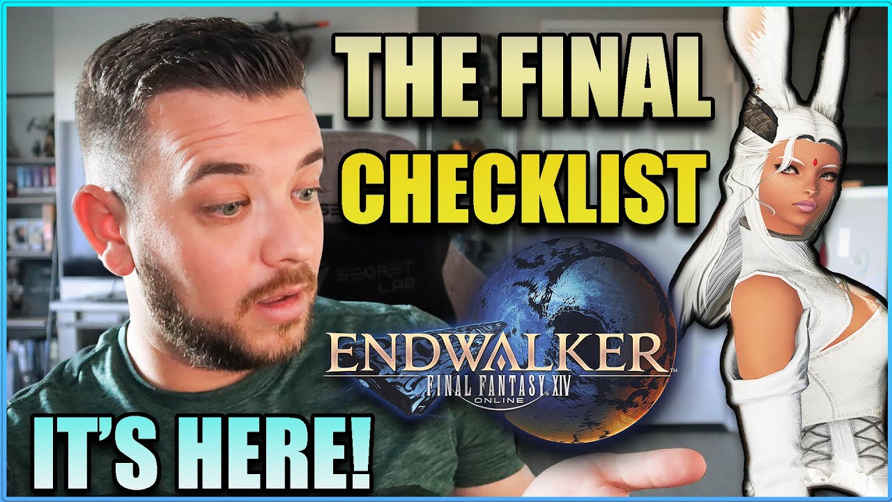 FFXIV Endwalker, The Final Countdown! 7 Checklist Items! - YouTube