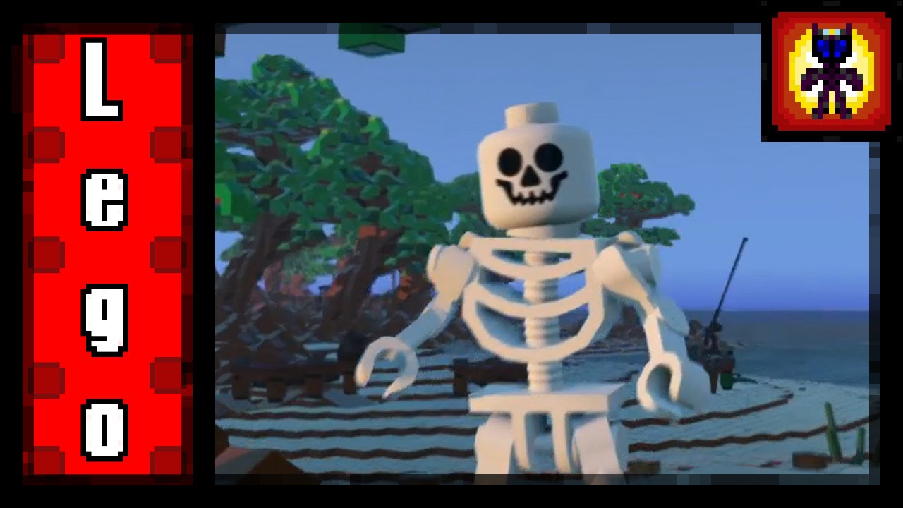 LEGO WORLDS - Screaming Skeleton Swamps - YouTube
